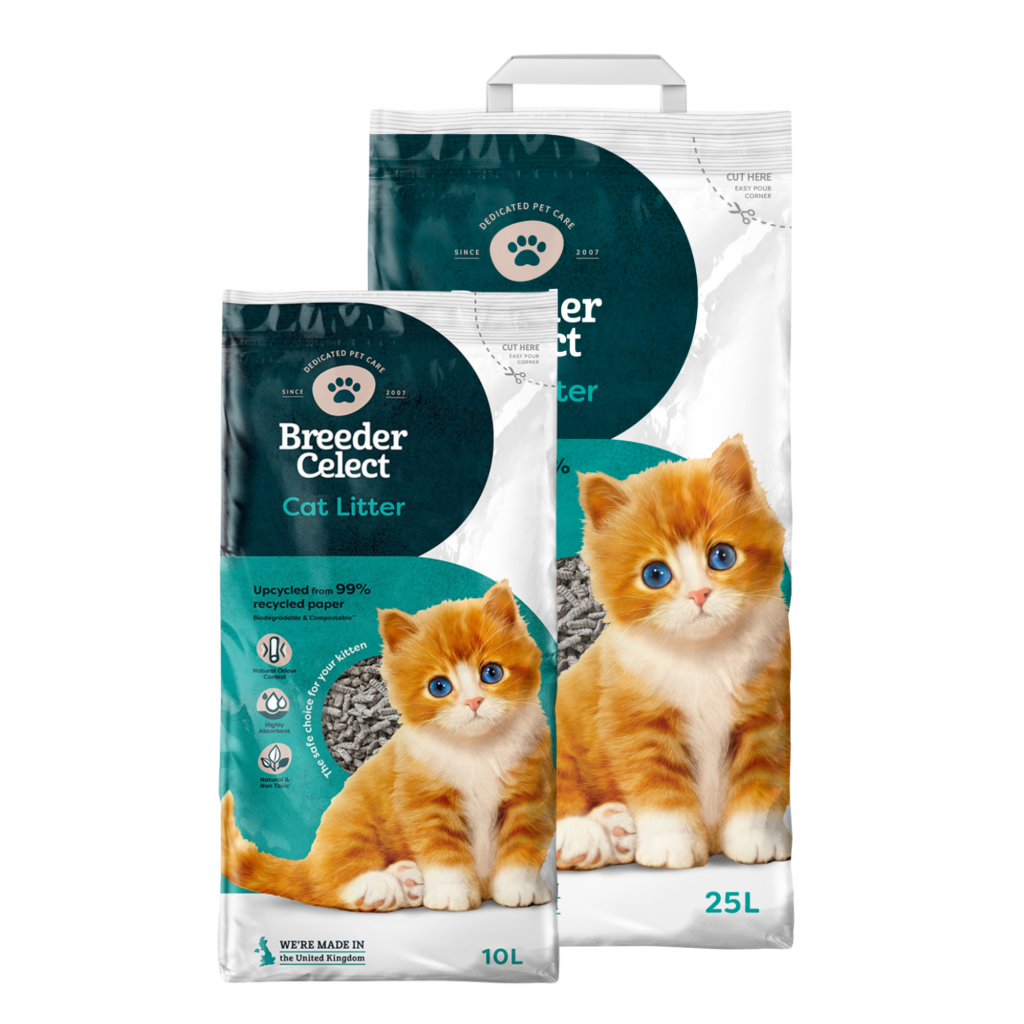 Breeder Celect Recycled Paper Cat Litter