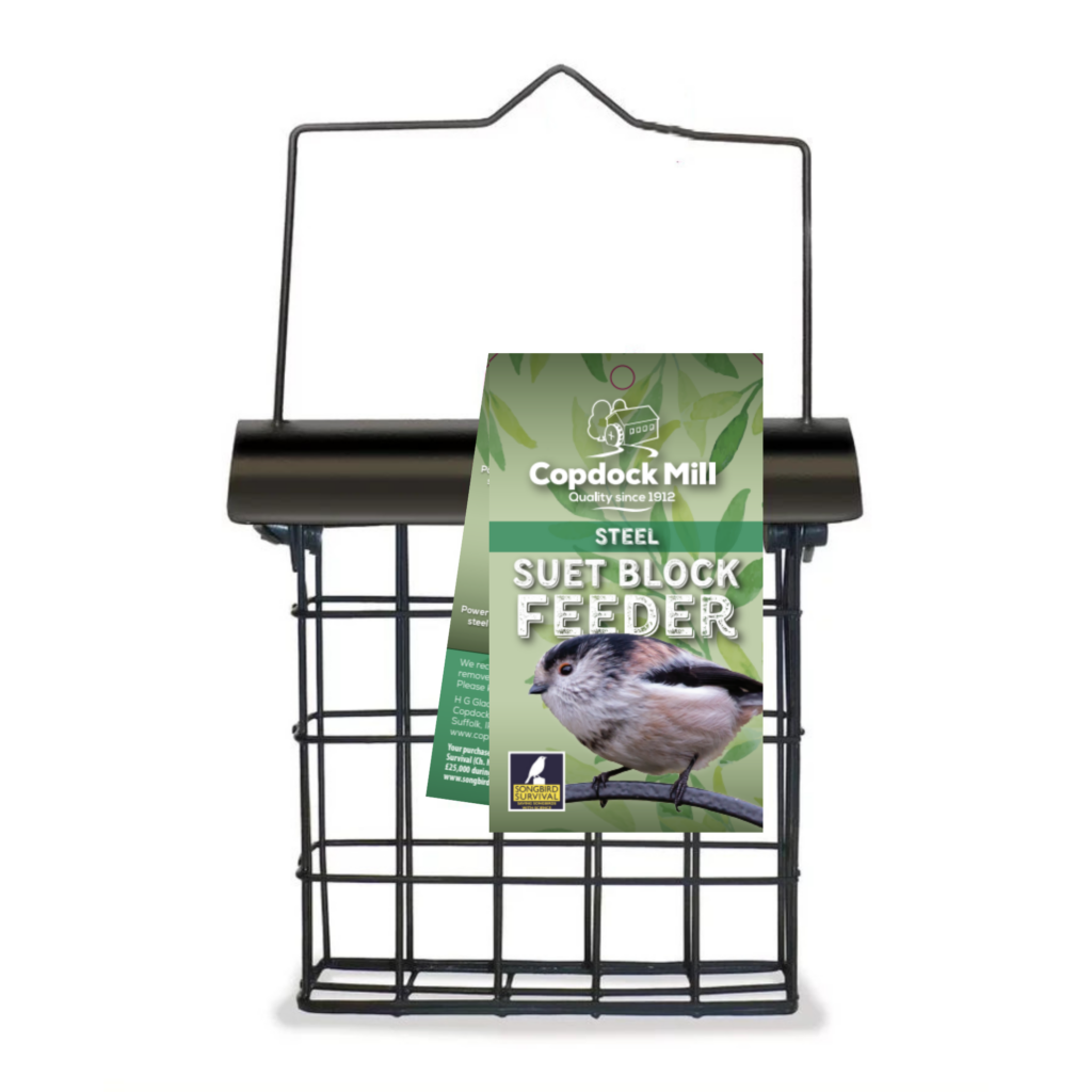 Copdock Mill Wild Bird Steel Suet Block Feeder