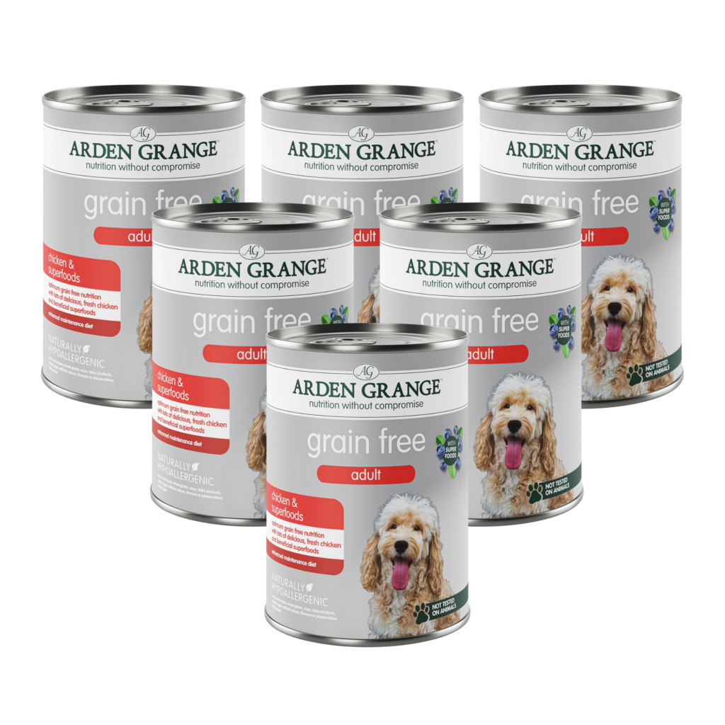 Arden Grange Adult Grain Free Chicken & Superfoods Wet Dog Food 6 x 395g