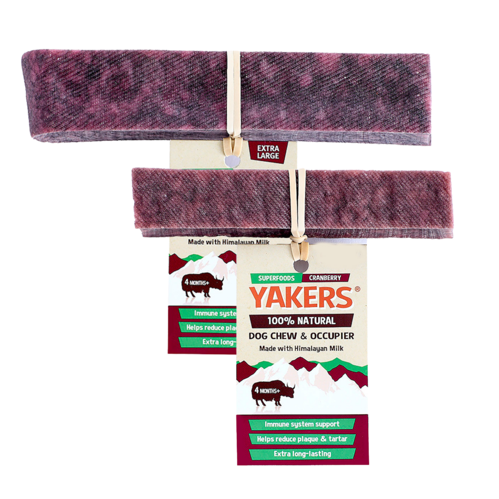 Yakers Superfoods Cranberry Dog Chew
